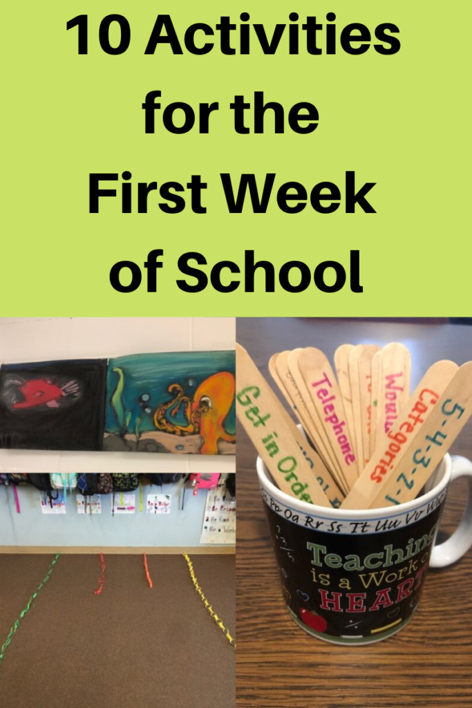 10 Activities For The First Week Of School Continually Learning 10 Activities For The First Week Of School Continually Learning